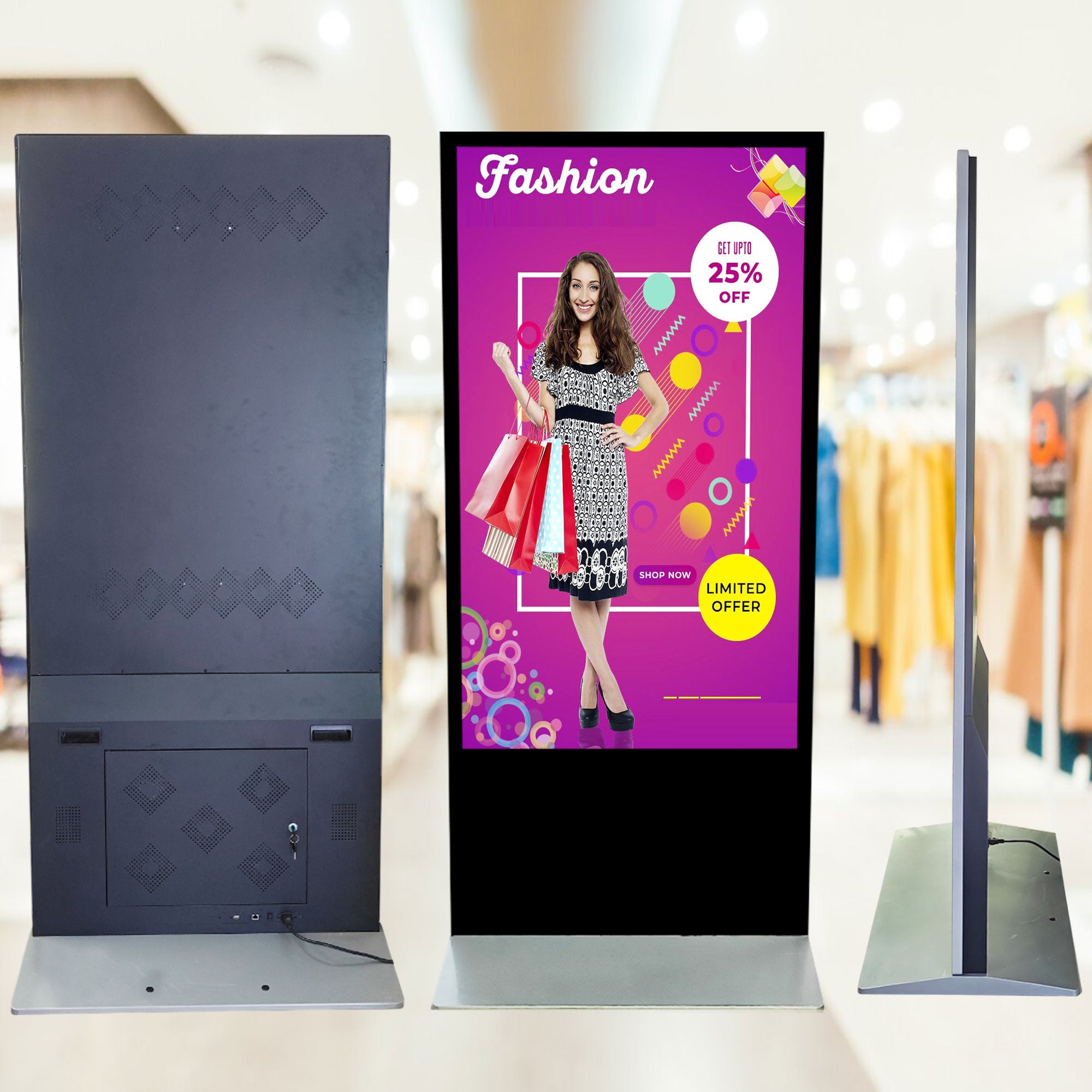 65” Ultraslim Android Digital Floor Standee – ThinPC