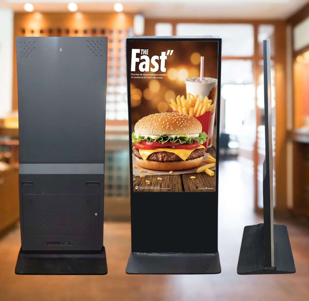 55” Slim Android Digital Floor Standee – ThinPC
