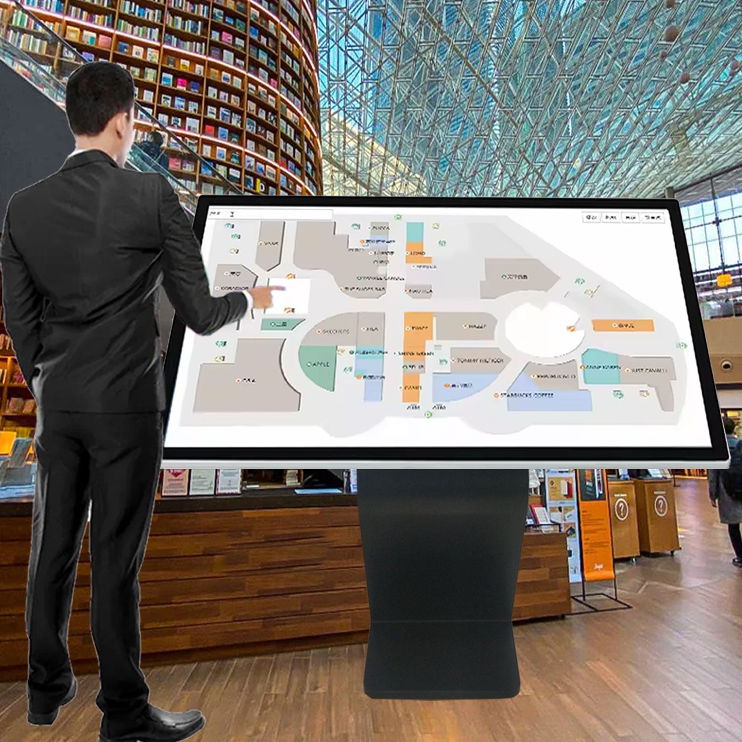 55" Touch Screen K Interactive Capacitive Display Kiosk – ThinPC