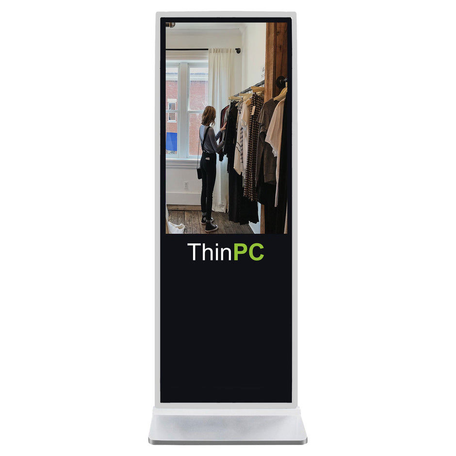 ThinPC Digital Signage Kiosk Standee With Touch & Non Touch